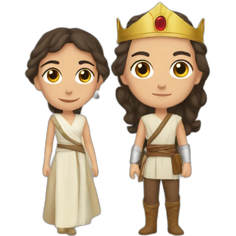 Rey y Reina emoji | AI Emoji Generator
