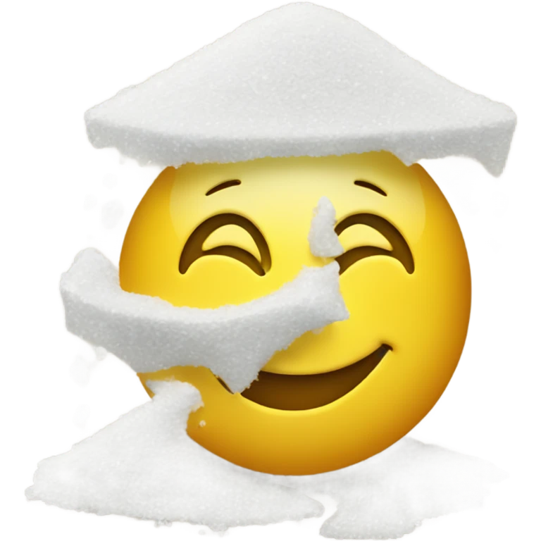 smiley face with salt emoji | AI Emoji Generator