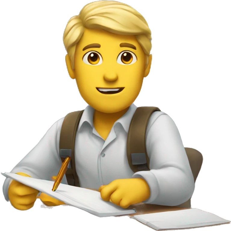 WRITING NOTES ANIMATED emoji | AI Emoji Generator