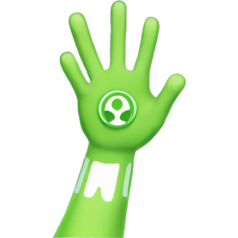 Omnitrix asain, explaining with hand, side looking emoji | AI Emoji ...