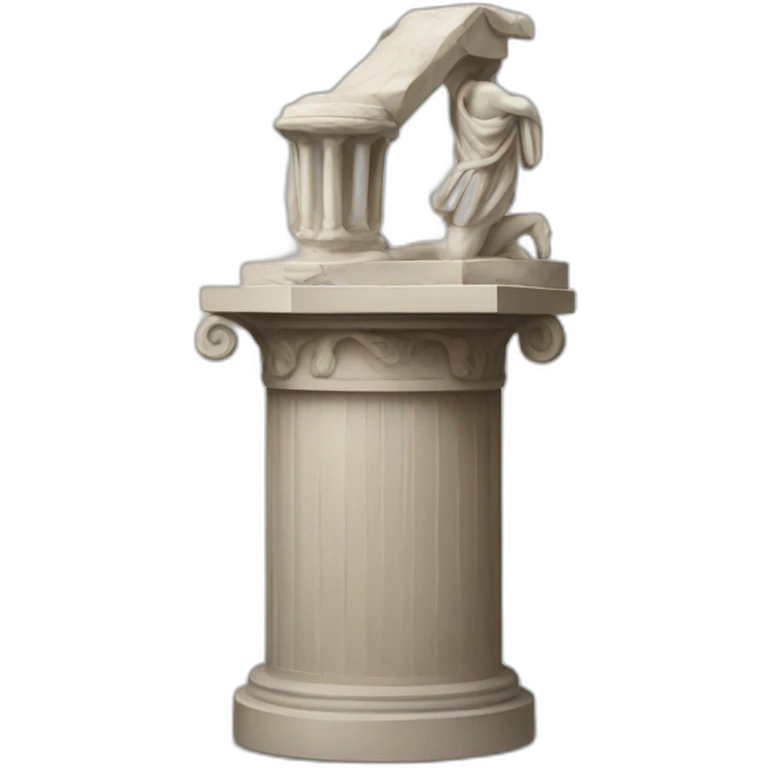 greek pedestal sacrifice emoji | AI Emoji Generator