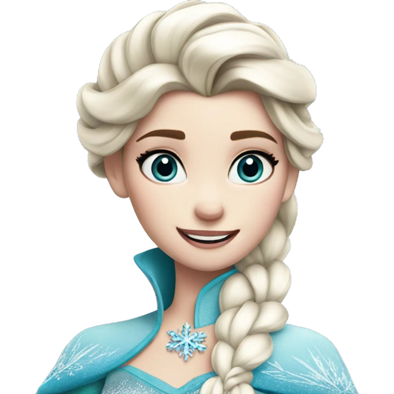 Elsa from Frozen emoji | AI Emoji Generator