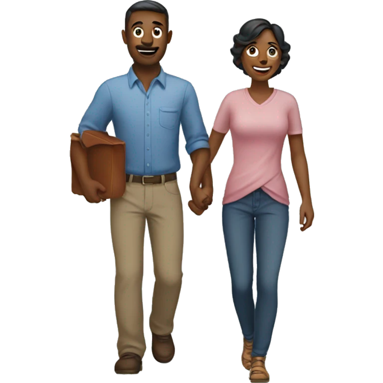 Man carrying a lady emoji | AI Emoji Generator
