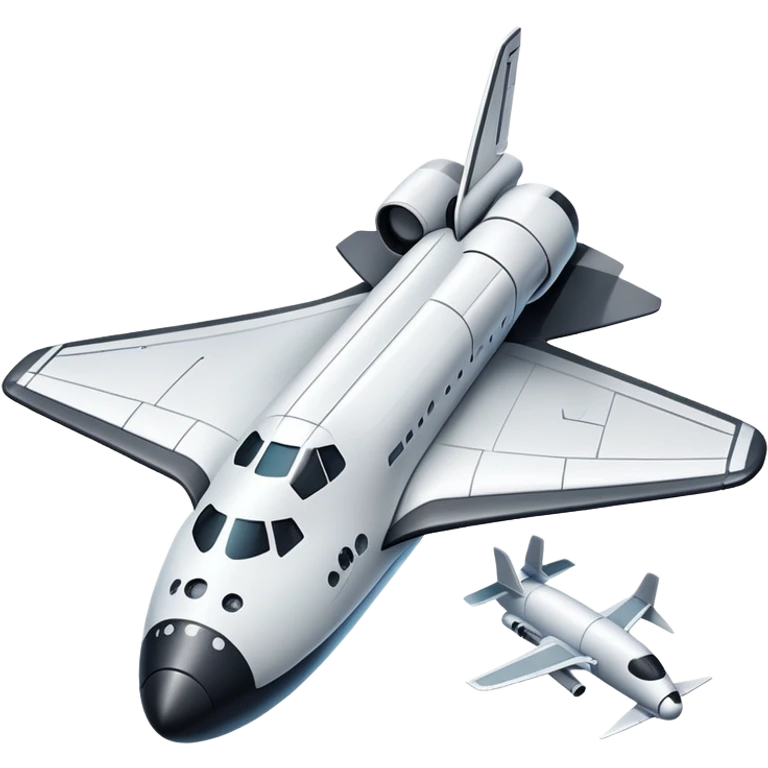 An icon featuring a space shuttle, a drone, and an airplane ...
