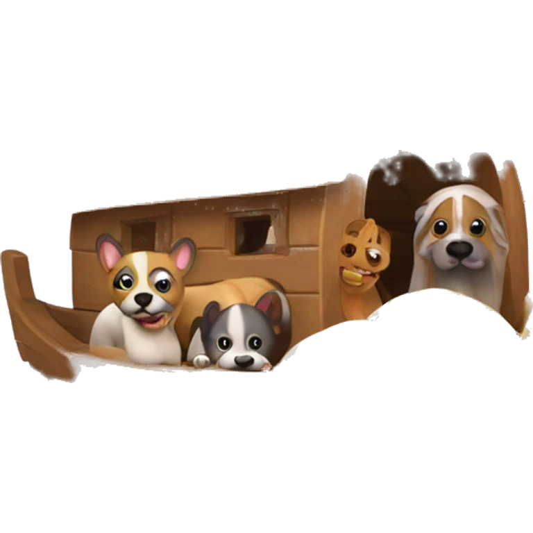 Noah’s ark with tacos emoji | AI Emoji Generator