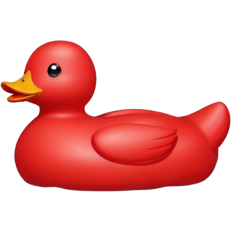 Red rubber duck emoji | AI Emoji Generator