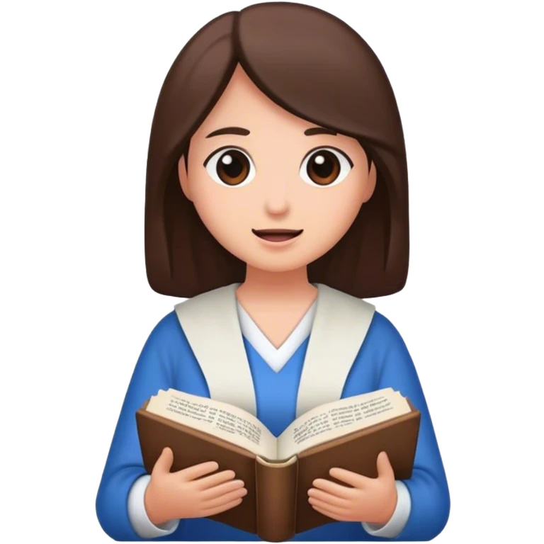 Female Bible Study emoji | AI Emoji Generator