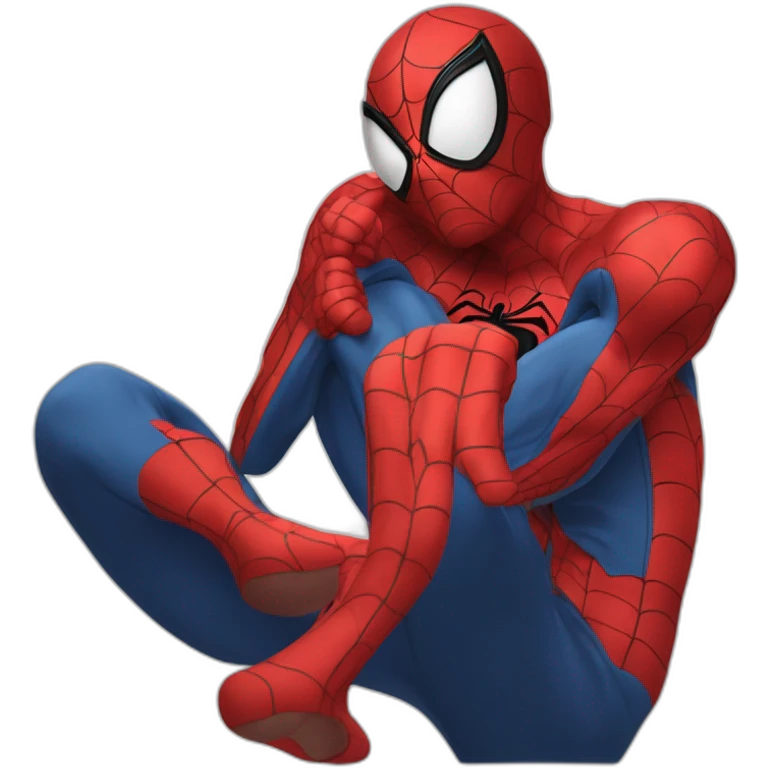 Spiderman dabs on Louie SMith emoji | AI Emoji Generator