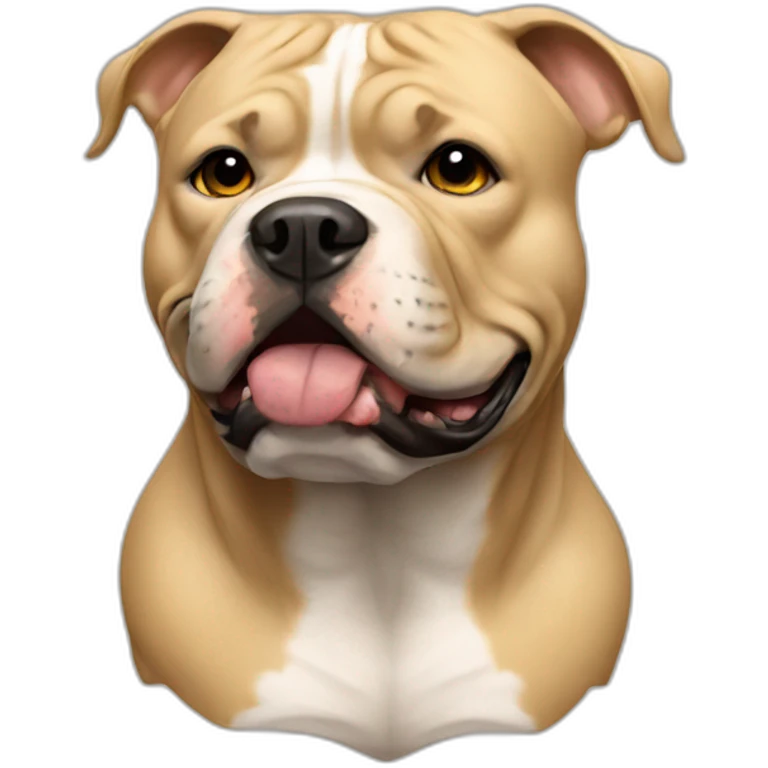American bully beige emoji | AI Emoji Generator