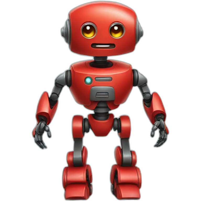 cute little red robot emoji | AI Emoji Generator
