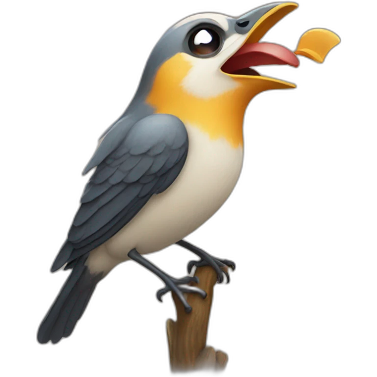 bird singing emoji | AI Emoji Generator