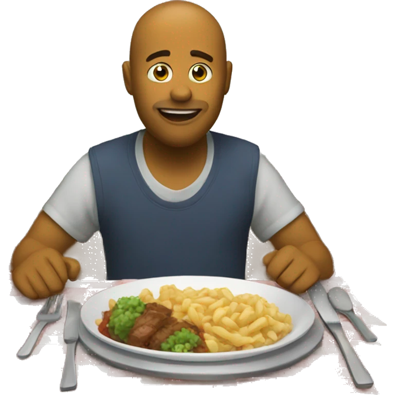 Eating dinner emoji | AI Emoji Generator