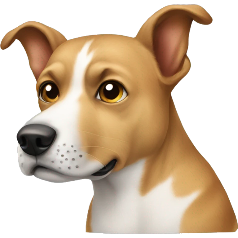 Looks like this dog in medical emergency emoji | AI Emoji Generator