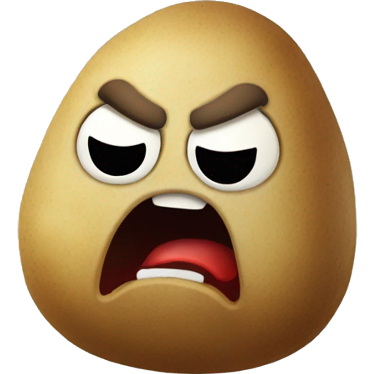 angry potato vampire emoji | AI Emoji Generator