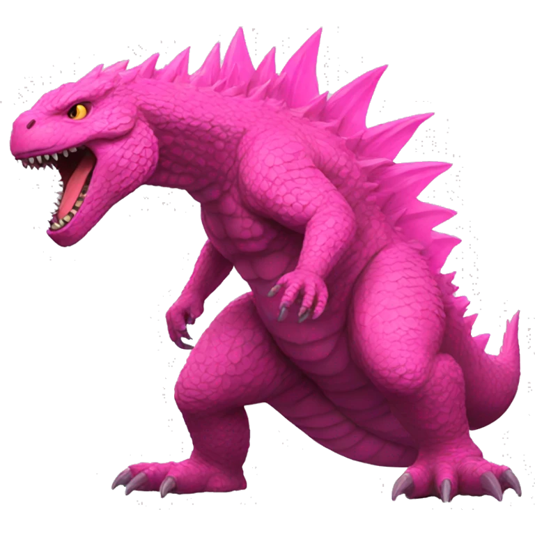 Godzilla pink emoji | AI Emoji Generator