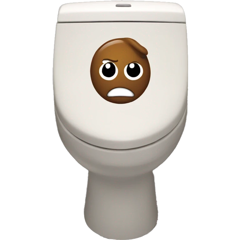 Poop emoji on toilet emoji | AI Emoji Generator
