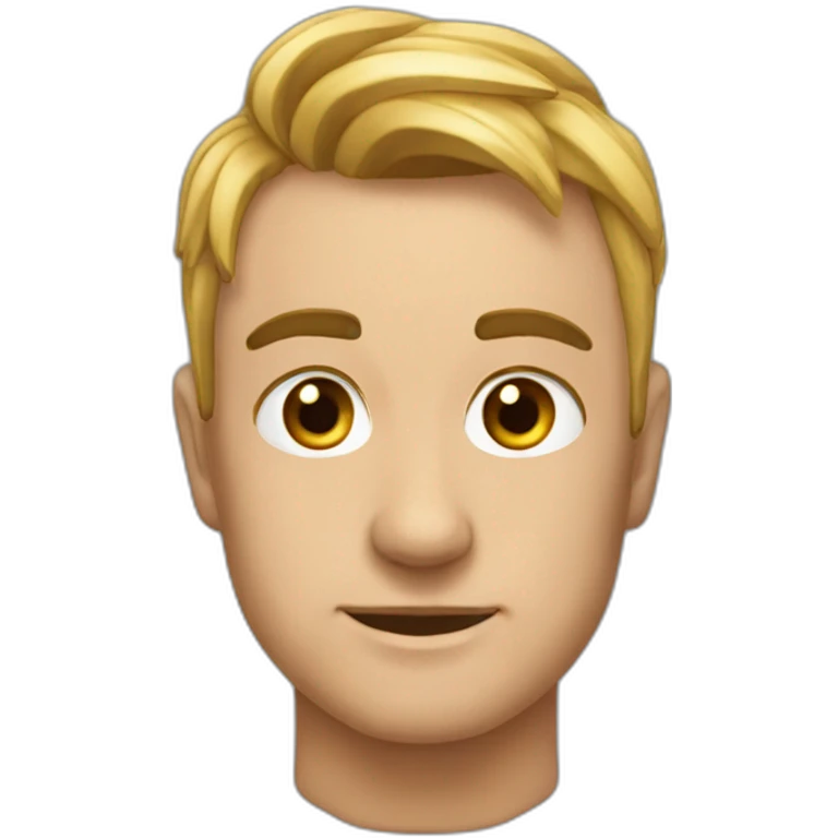 Hacer un casi calvo con orejas grandes emoji | AI Emoji Generator