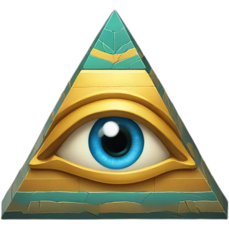 Pyramid Eye god emoji | AI Emoji Generator