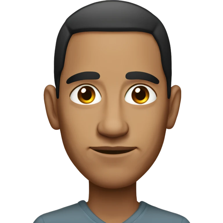 Gay Native American man with big nose and sagging eyelids emoji | AI ...