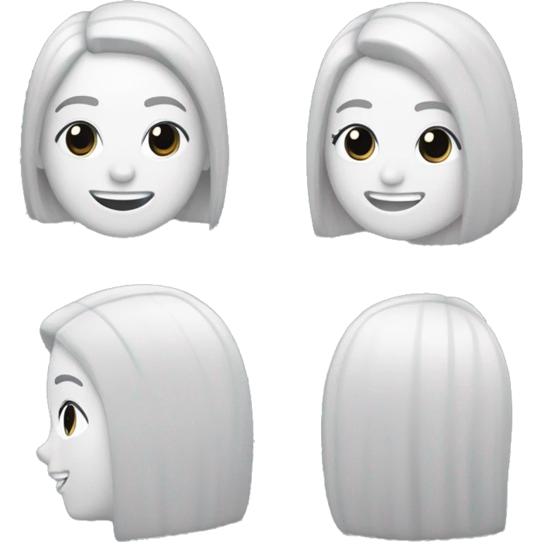 La cara de un humano con piel blanc con pelo alucin y una sonrisa con ...