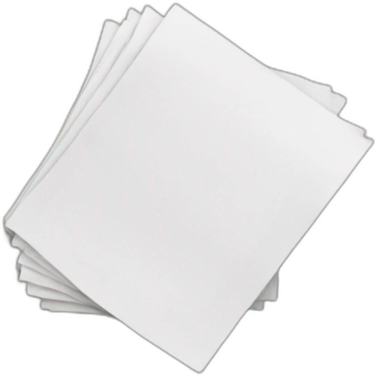 Sheets of paper emoji | AI Emoji Generator