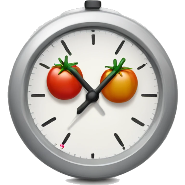 A pomodoro timer emoji emoji | AI Emoji Generator