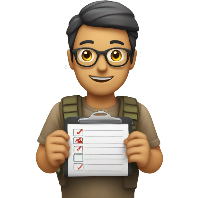 Check list emoji | AI Emoji Generator