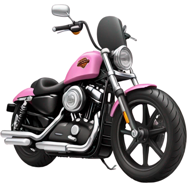 Pink Harley Davidson sportster emoji | AI Emoji Generator