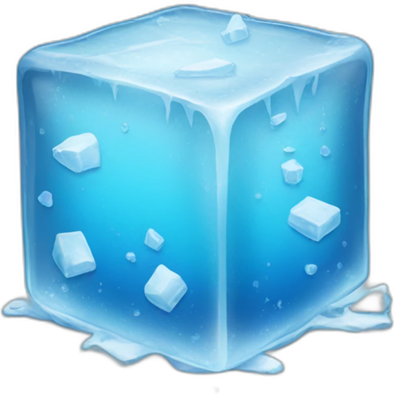 Ice frozen cube emoji | AI Emoji Generator