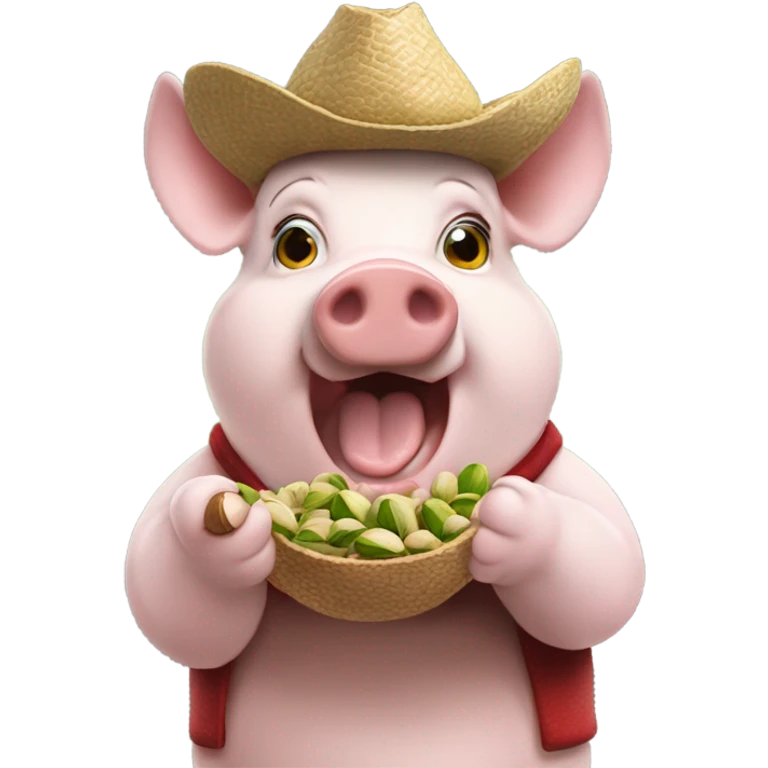 Washington commanders pig eating pistachios and cheering emoji | AI ...