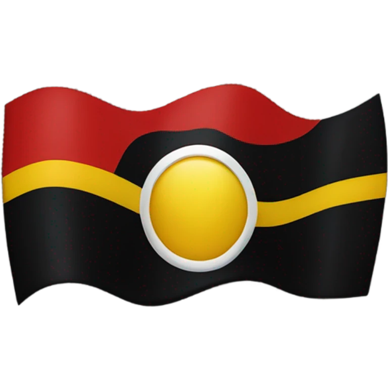 the aboriginal australian flag emoji | AI Emoji Generator