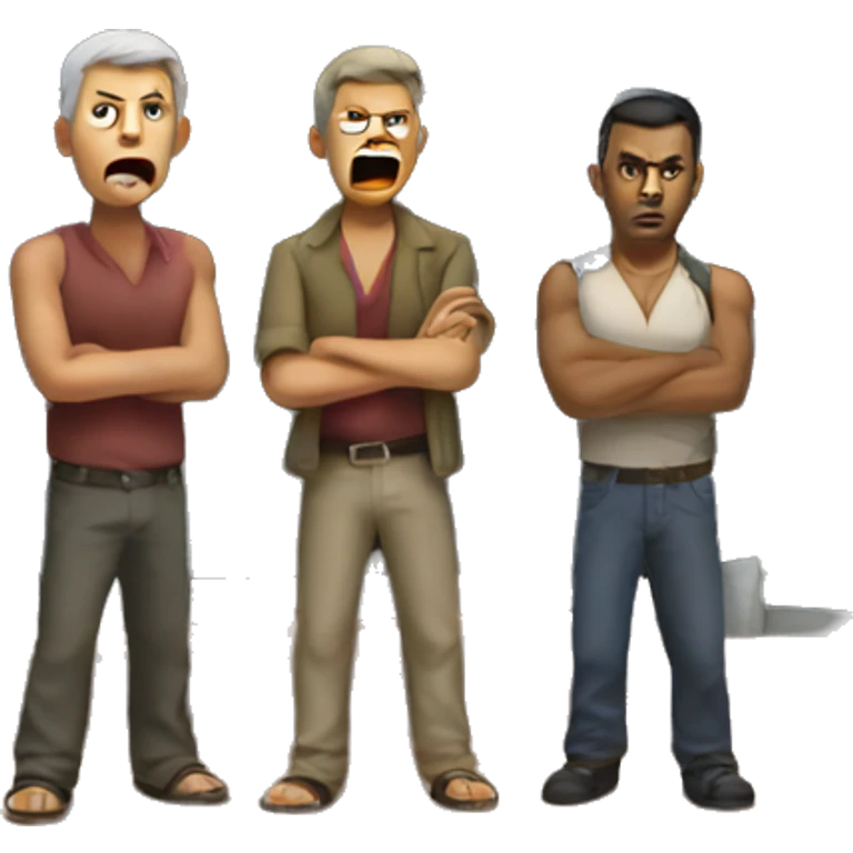 Angry at a caravan emoji | AI Emoji Generator