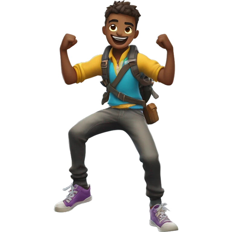 Floss: Iconic-style Candid Likeness Fortnite Dance Emote Backpack-Kid ...