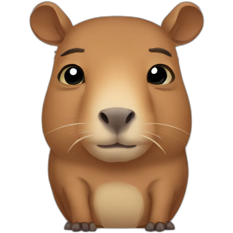 sad Capybara emoji | AI Emoji Generator