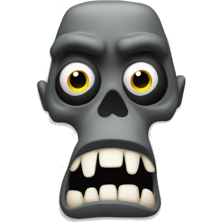 goofy danger warning sign monster emoji | AI Emoji Generator