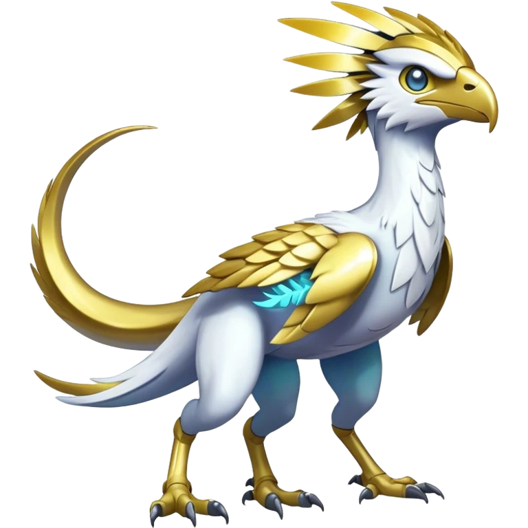 Shiny Futuristic Celestial Magical Ethereal Fakemon-HeadFeathers ...