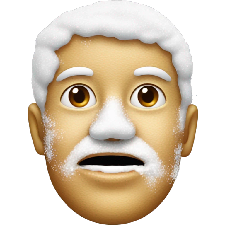 Nose and powdered sugar emoji | AI Emoji Generator