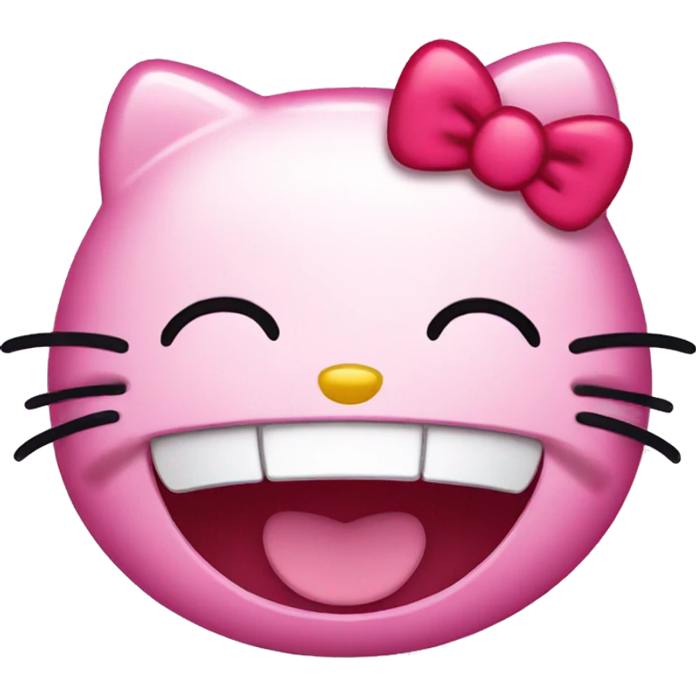 hello kitty laughing emoji | AI Emoji Generator