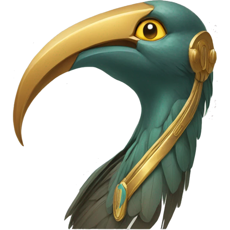 thoth egyptian god ibis head emoji | AI Emoji Generator