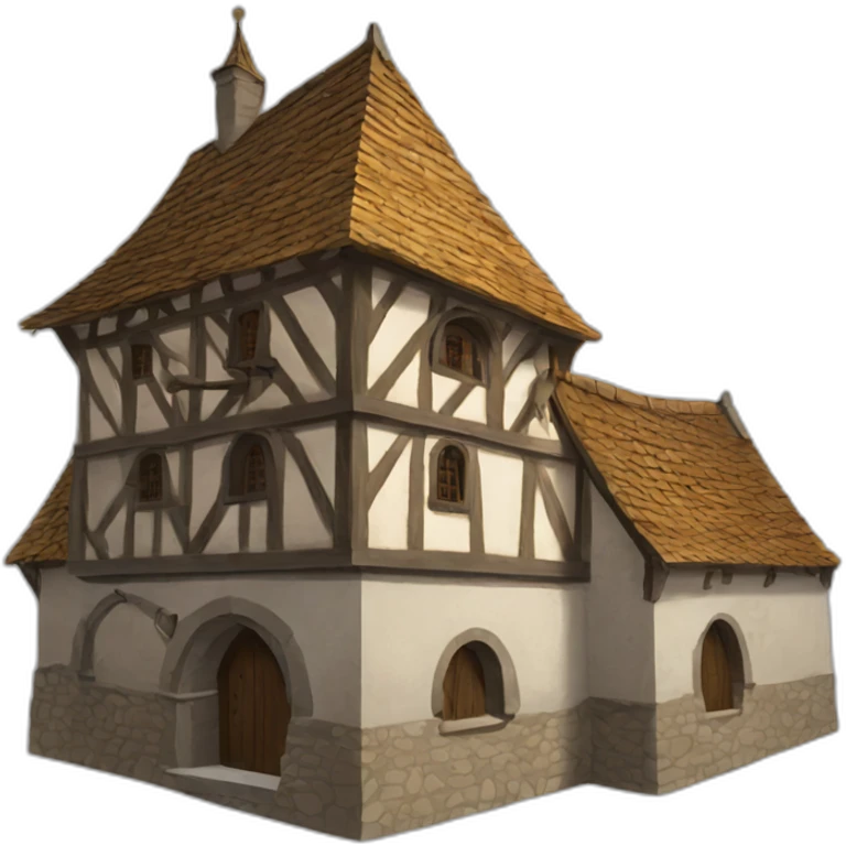 medieval town hall emoji | AI Emoji Generator