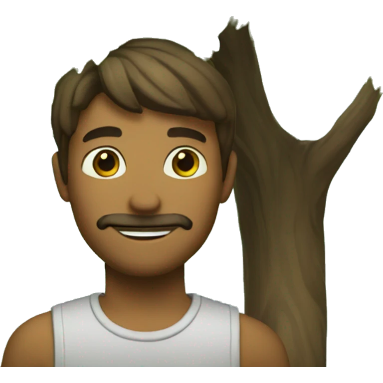 handsome man under a tree emoji | AI Emoji Generator