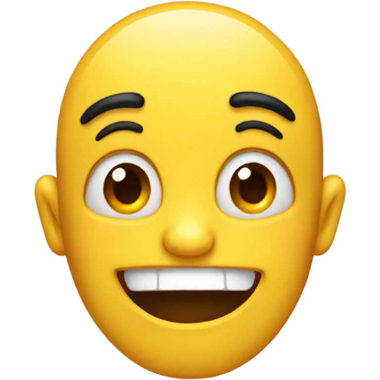 Laughing emoji mixed with kinda nervous emoji emoji | AI Emoji Generator
