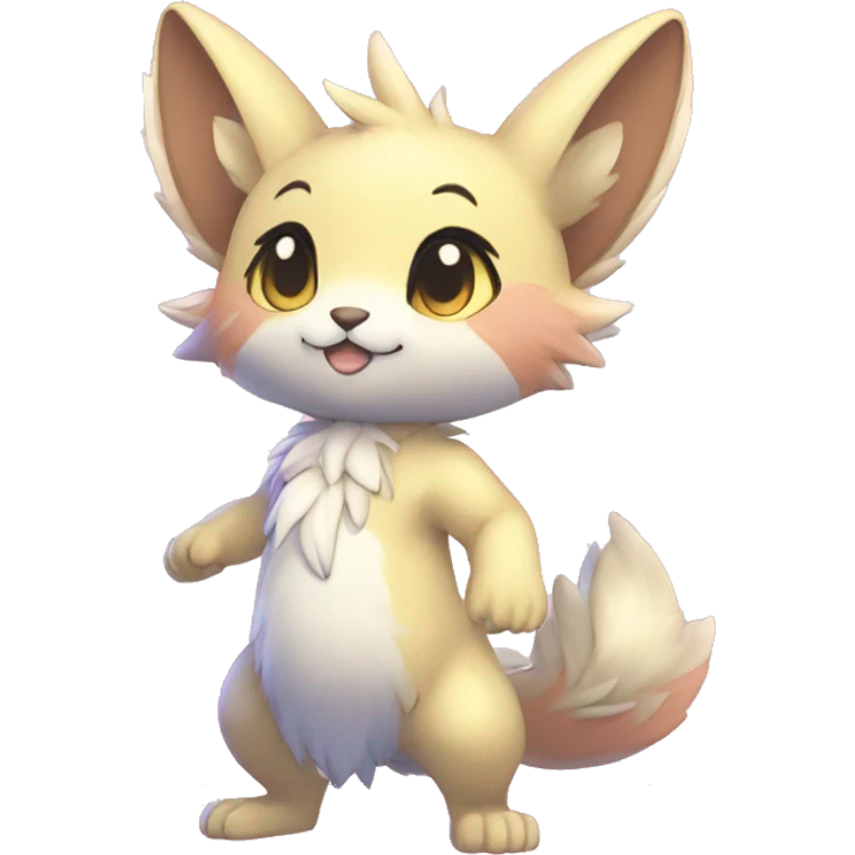 Anthro-Pastel-Fur-Sona-Chibi-Shiny-Fakémon full body emoji | AI Emoji ...