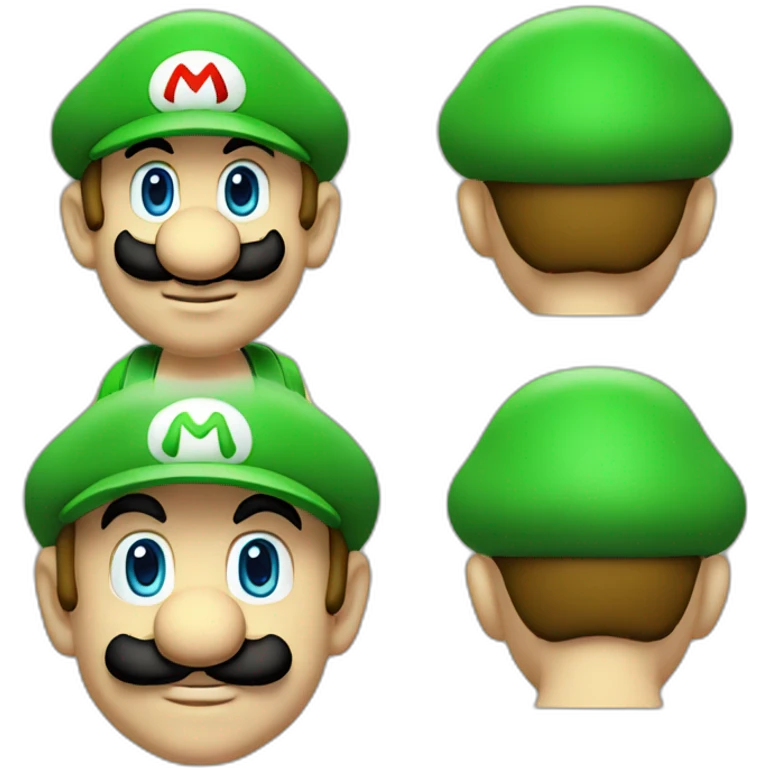 Luigi from super Mario bros emoji | AI Emoji Generator