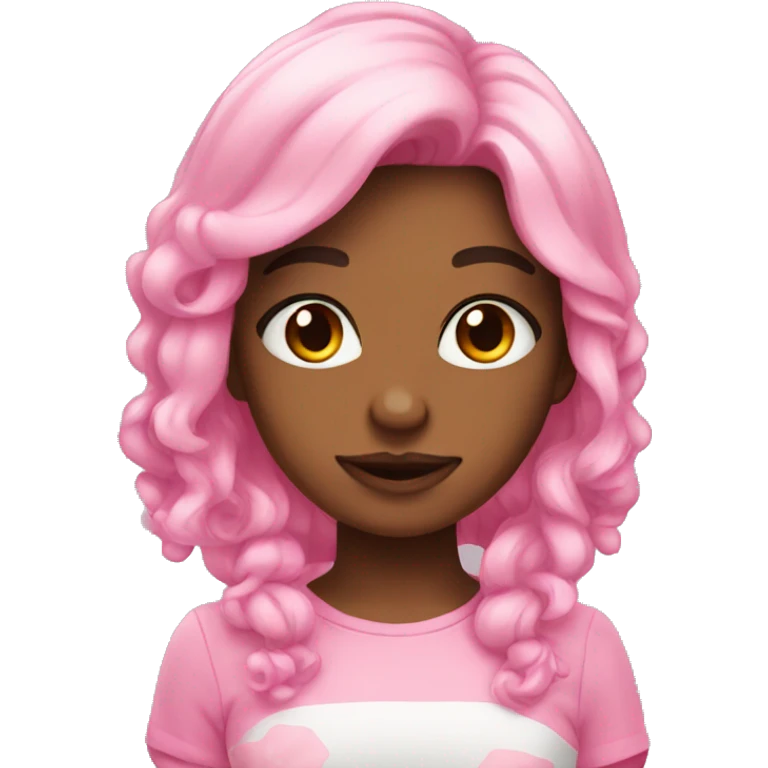 Cute pink vibe emojis emoji | AI Emoji Generator