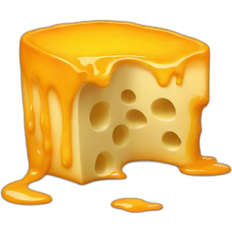 Cheddar cheese melted emoji | AI Emoji Generator
