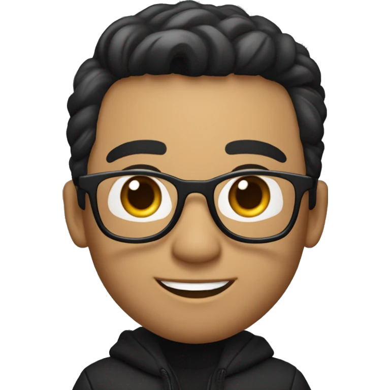 memoji of a man with a laptop in front, apple-style, fair white ...