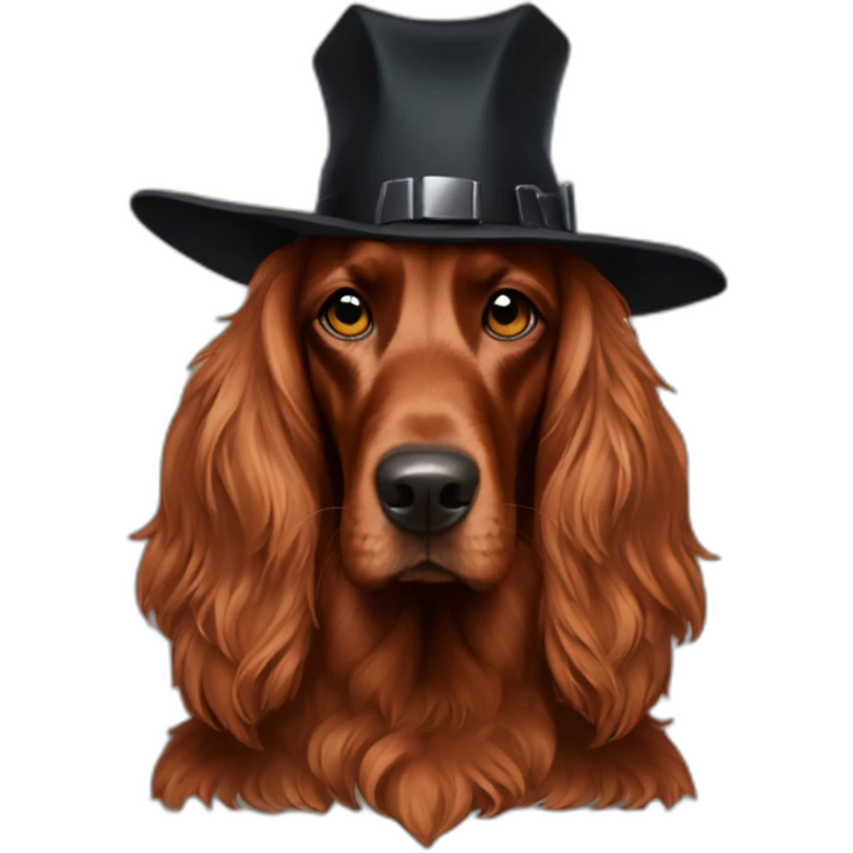 irish setter dressed like batman emoji | AI Emoji Generator