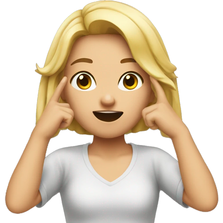 A girl taunting me emoji | AI Emoji Generator