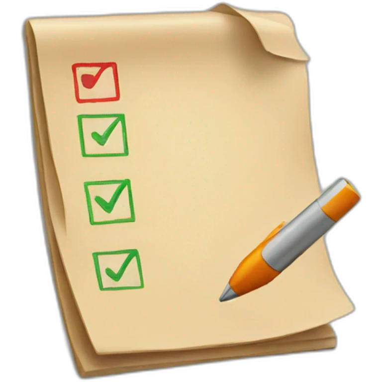 Check list emoji | AI Emoji Generator